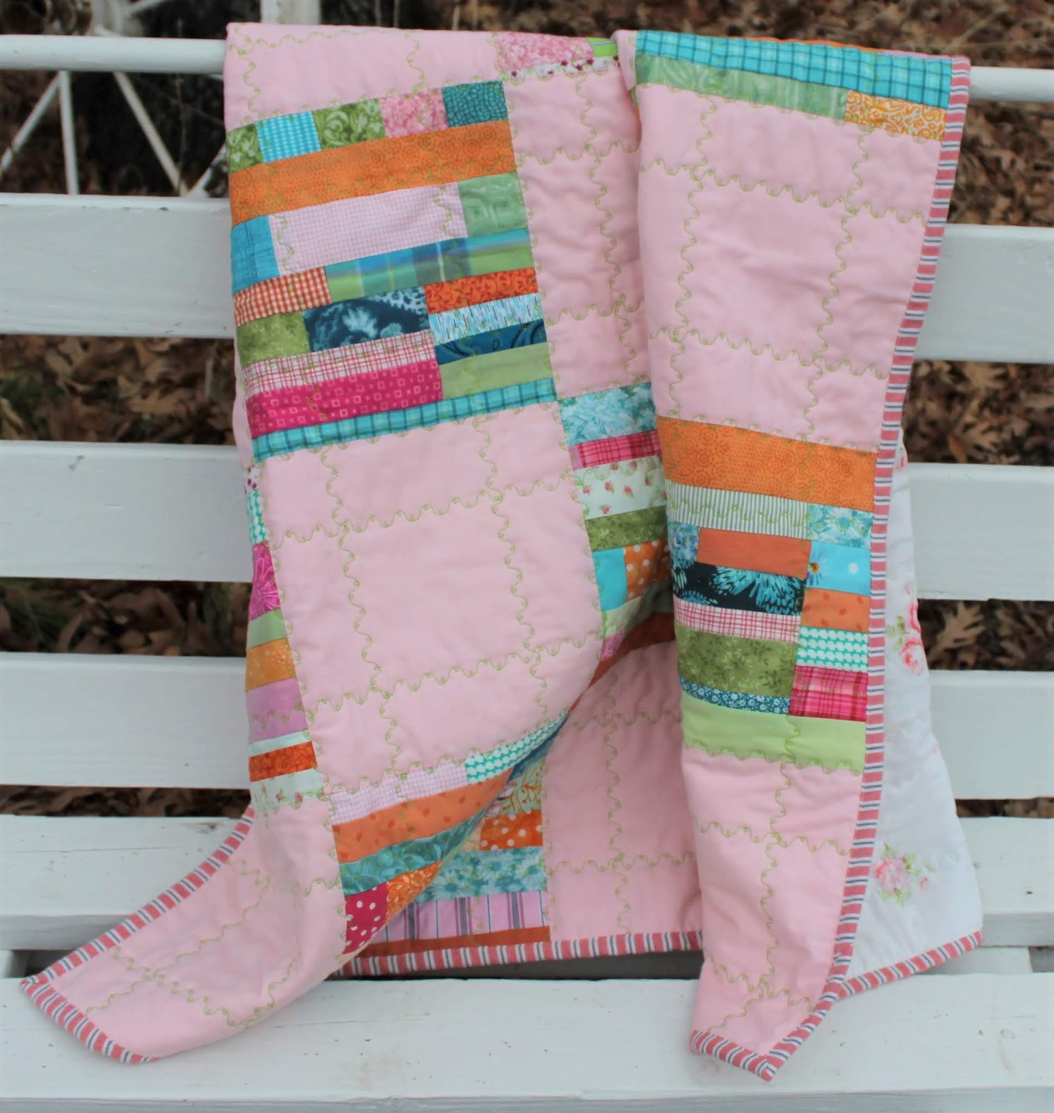Pink Patchwork Quilt