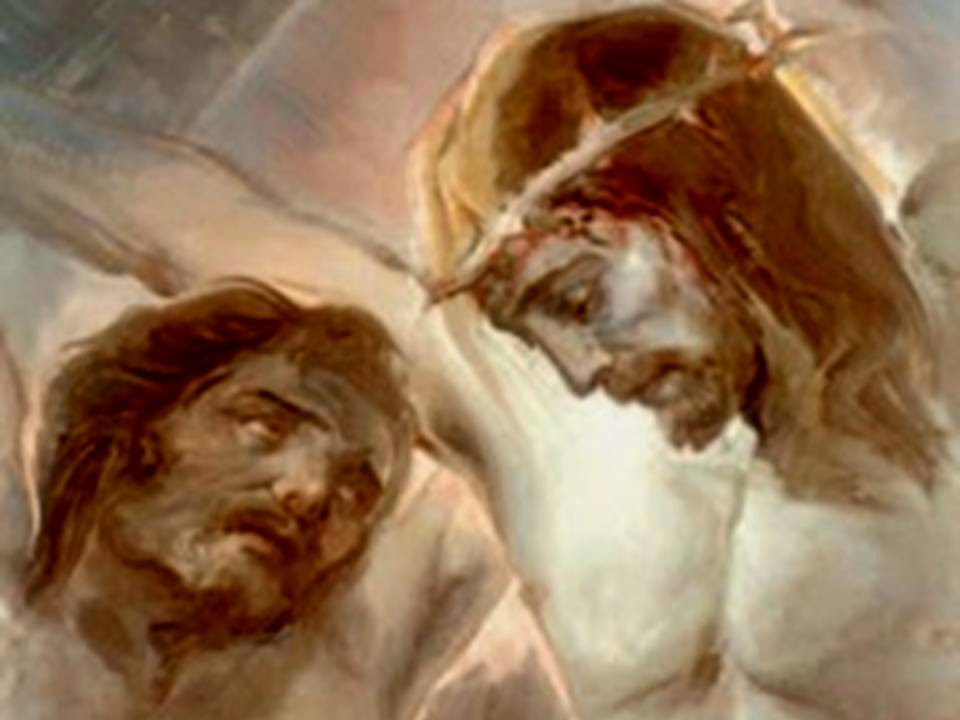 AMOR ETERNO: Jesús canonizó al primer santo de la historia: San Dimas