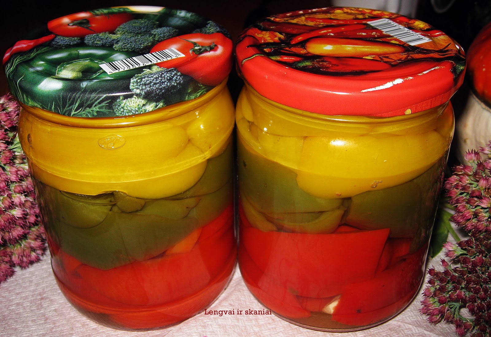 Lengvai ir skaniai: MARINUOTOS PAPRIKOS SU MEDUMI