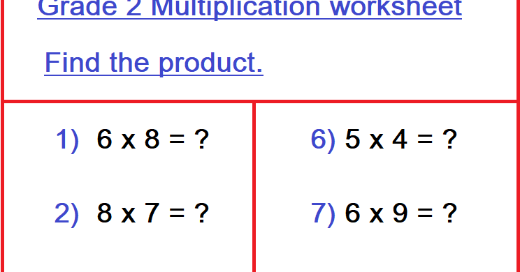Maths Homework For Class 2 For April 13 Multiplication Worksheet And maths-homework-for-class-2-for-april-13-multiplication-worksheet-and