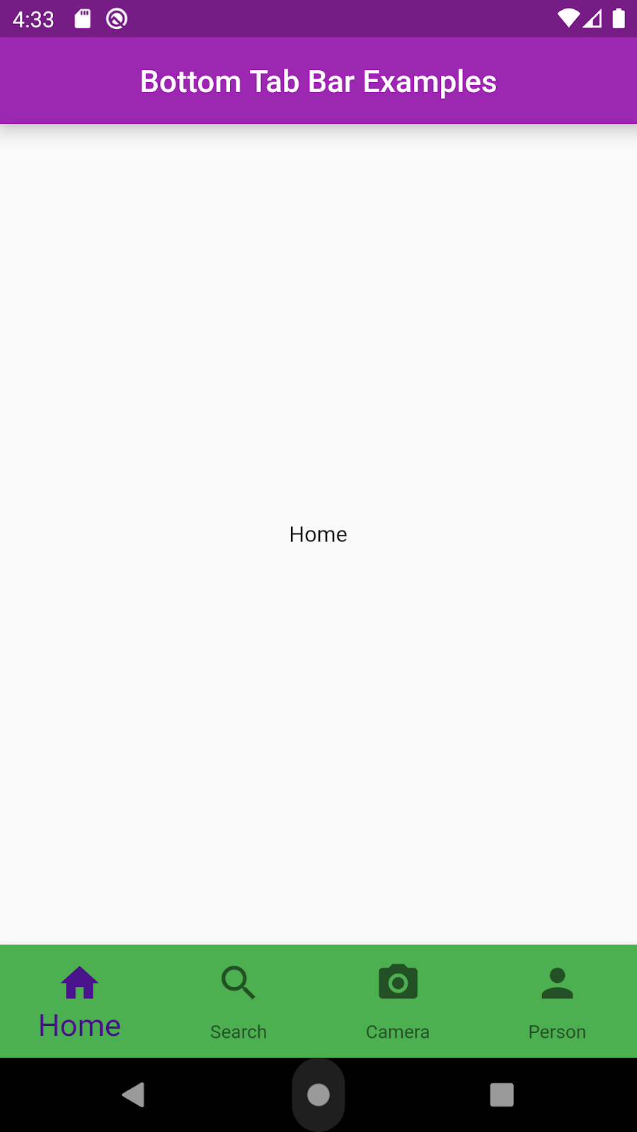 Easy Steps Flutter Bottom Navigation Bar
