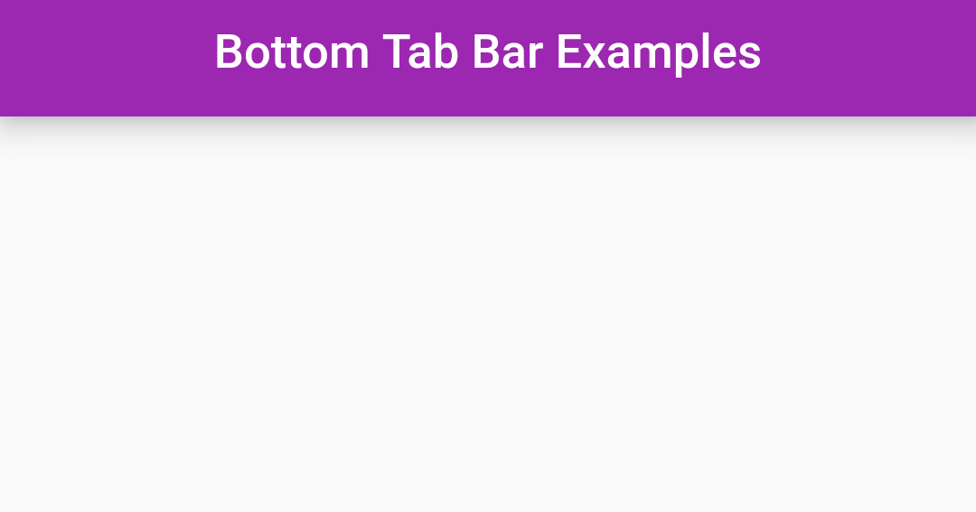 Easy Steps Flutter Bottom Navigation Bar
