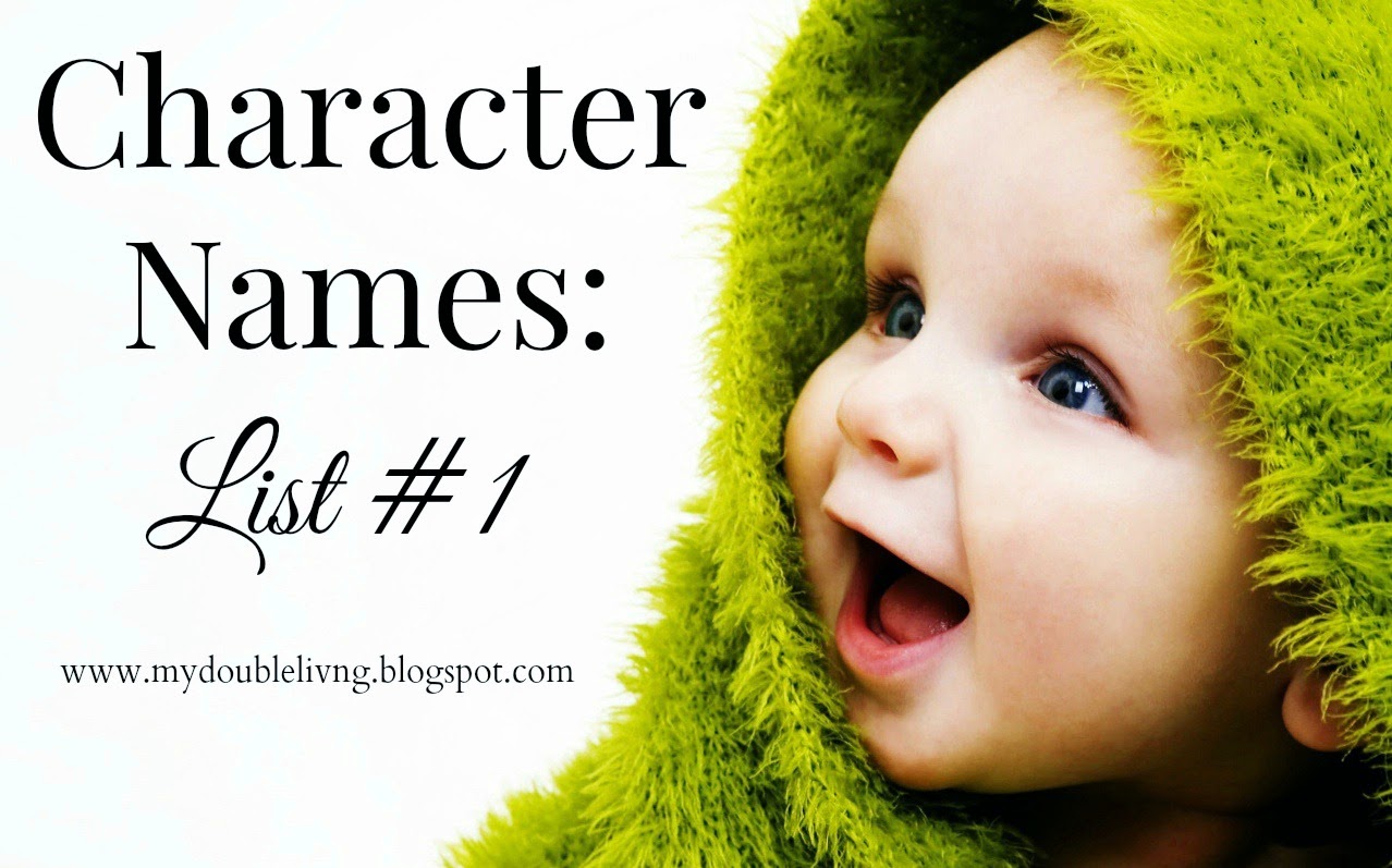My Double Living: Character Names: List #1