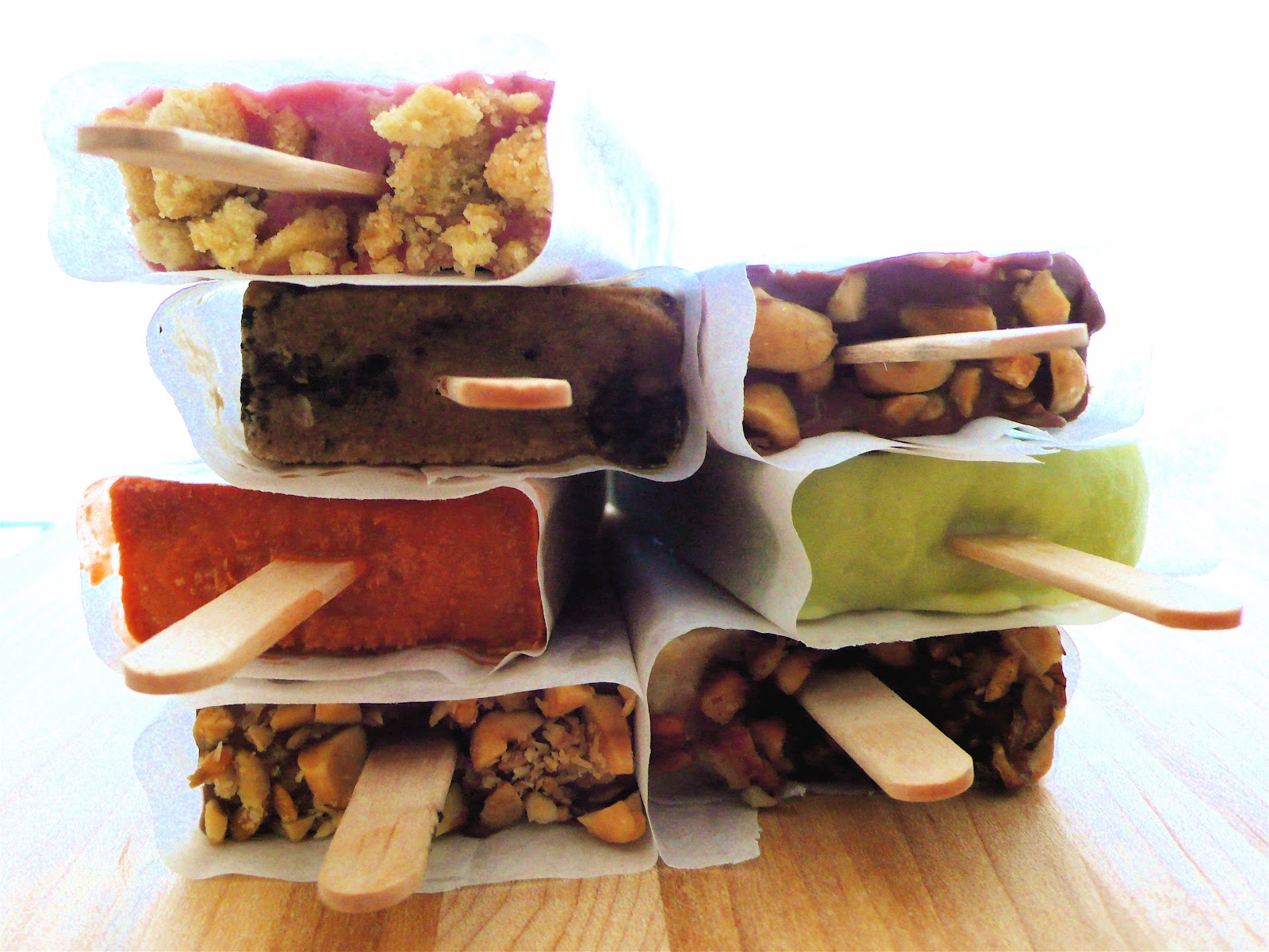 Dough and Batter: experimenting with popsicles.....