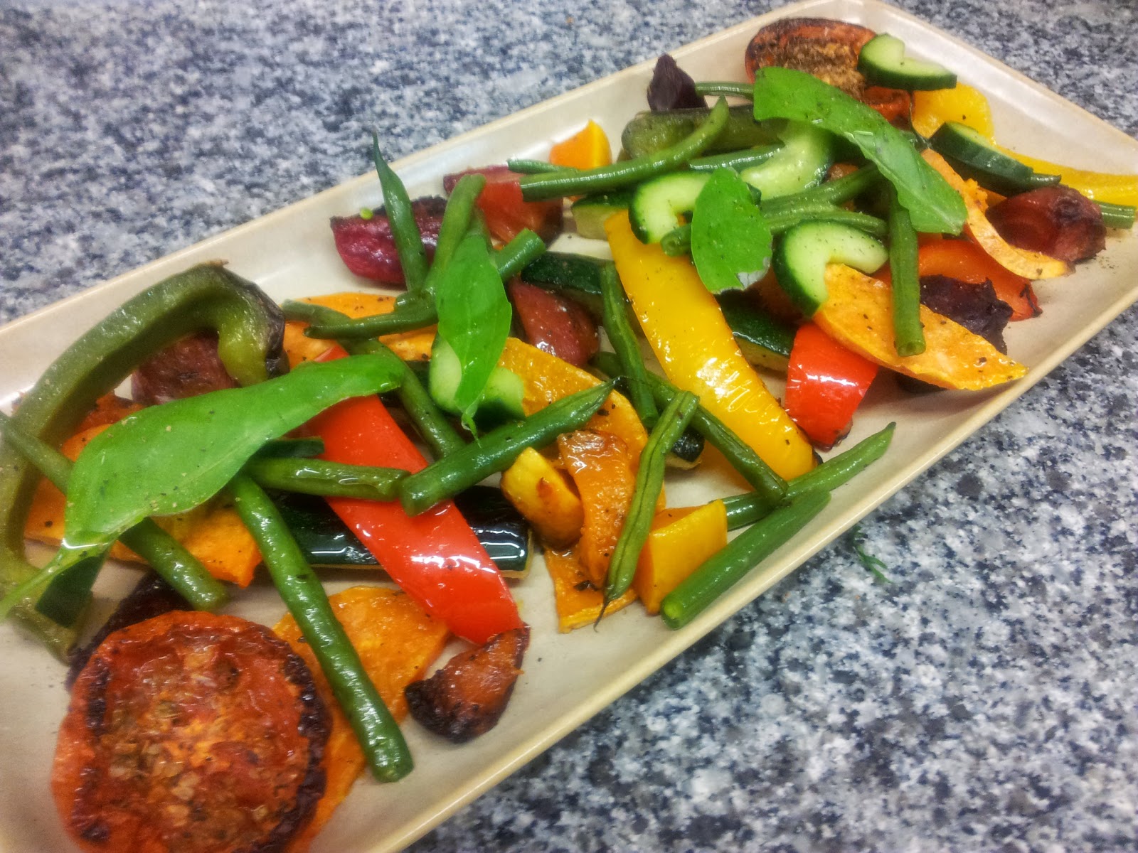 Food & pictures: Roasted vegetable platter