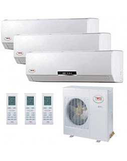 The Best Mini Split: Tri Zone Ductless.