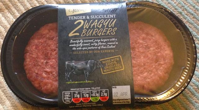 FOODSTUFF FINDS: Wagyu Beef Burgers (Aldi) [By @cinabar]