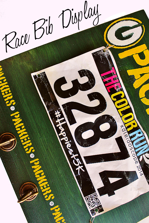 Momma Told Me: Handmade Race Bib Display Gift Idea