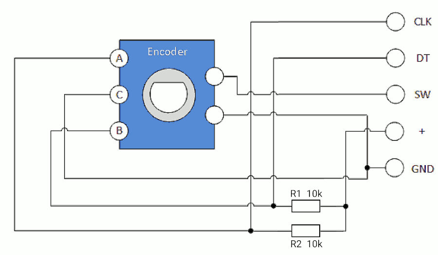 Levné moduly – rotační enkodér KY-040