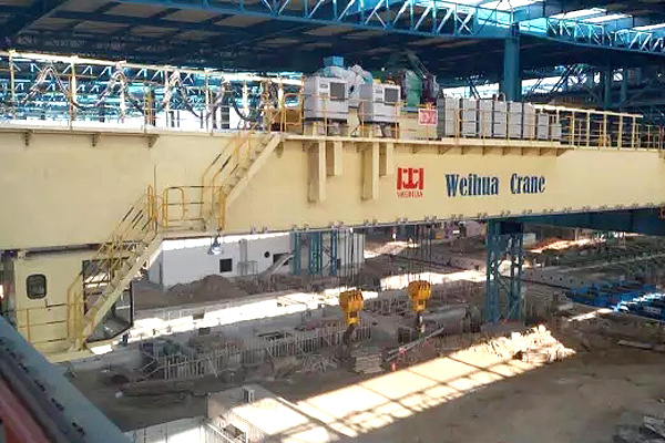 Weihua Cranes: Slab Clamp Crane for Continuous Casting Workshop