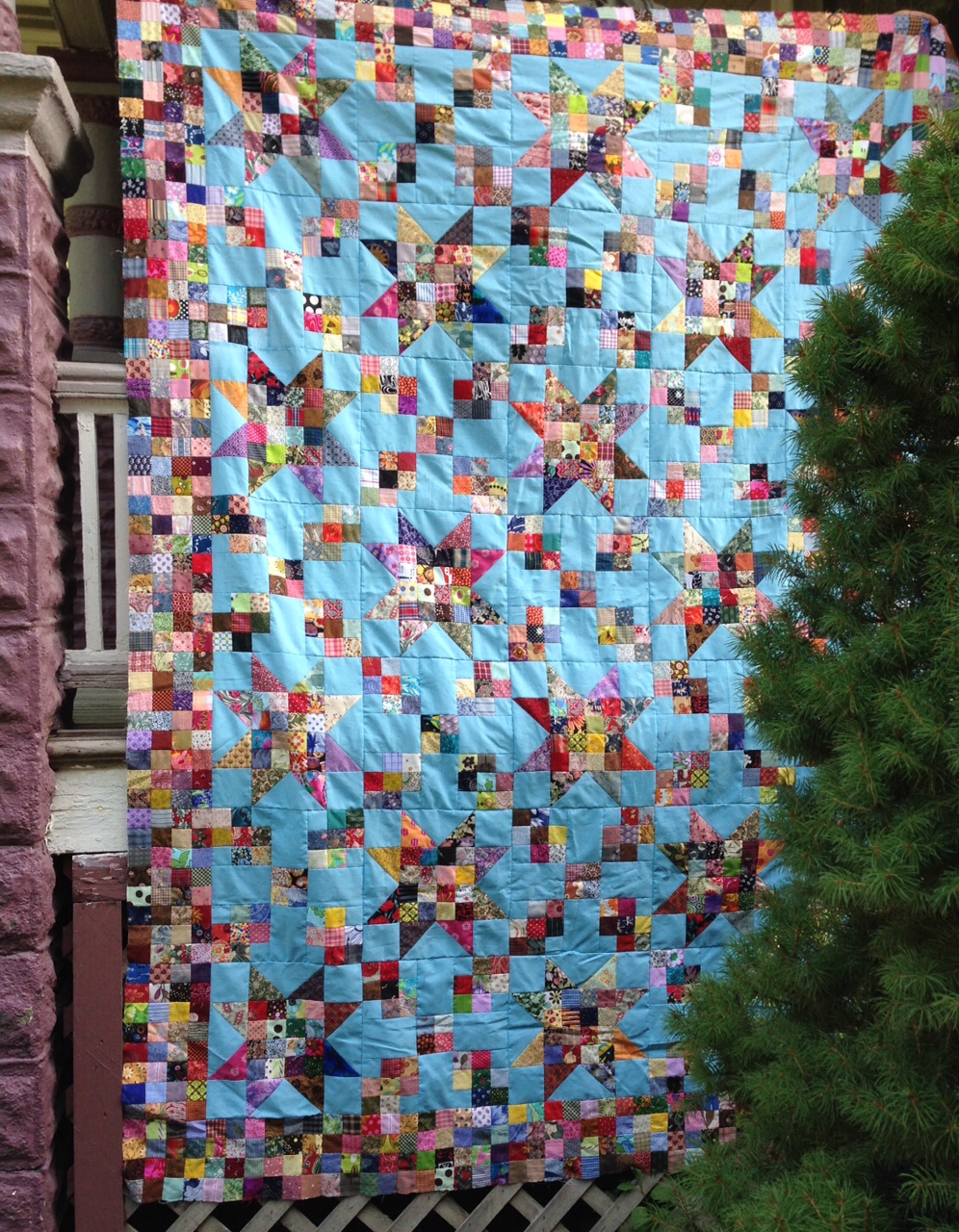 klein meisje quilts: calico rose--top completed