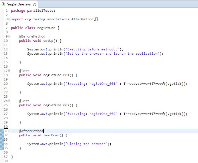 QABABUWORKS: How to execute test methods in parallel in TestNG?
