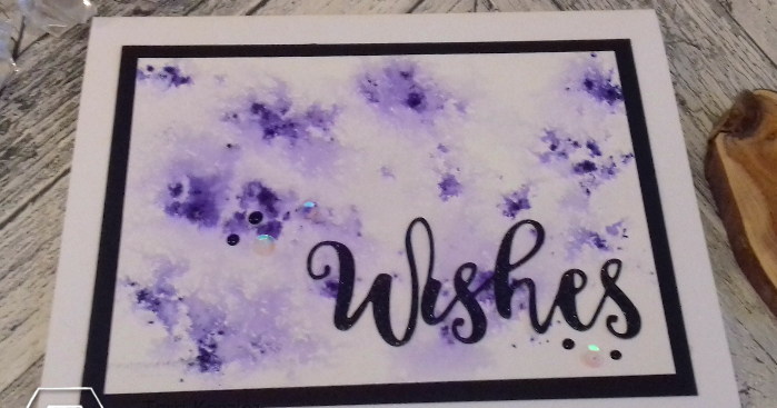 Taking time to craft: Easy Brusho backgrounds for abstract greetings cards.
