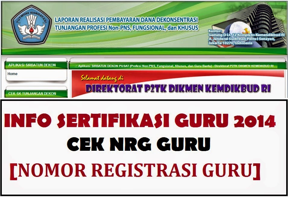 Cara Mengetahui NRG Guru Baru Lulus Sertifikasi - Seputar Dunia Pendidikan
