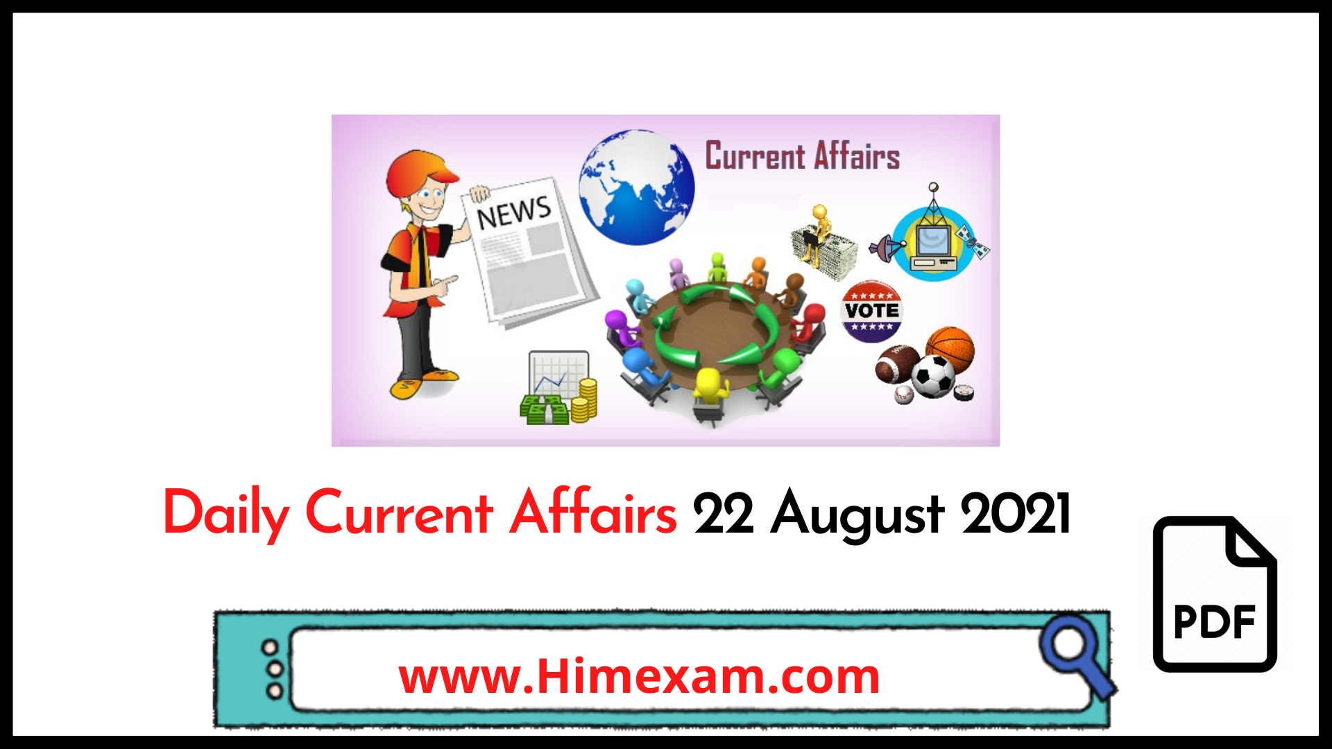 Daily Current Affairs 22 August 2021