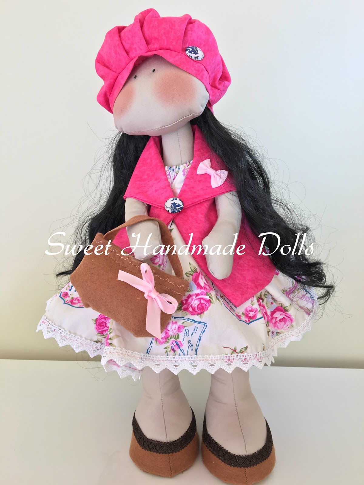 Sweet Handmade Dools: Angela Handmade Doll-Textile Doll-Fabric Doll-Rag ...