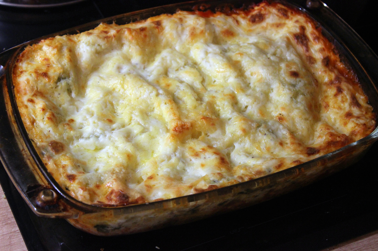 ..su Karamele..: Lazanija su varške ir špinatais