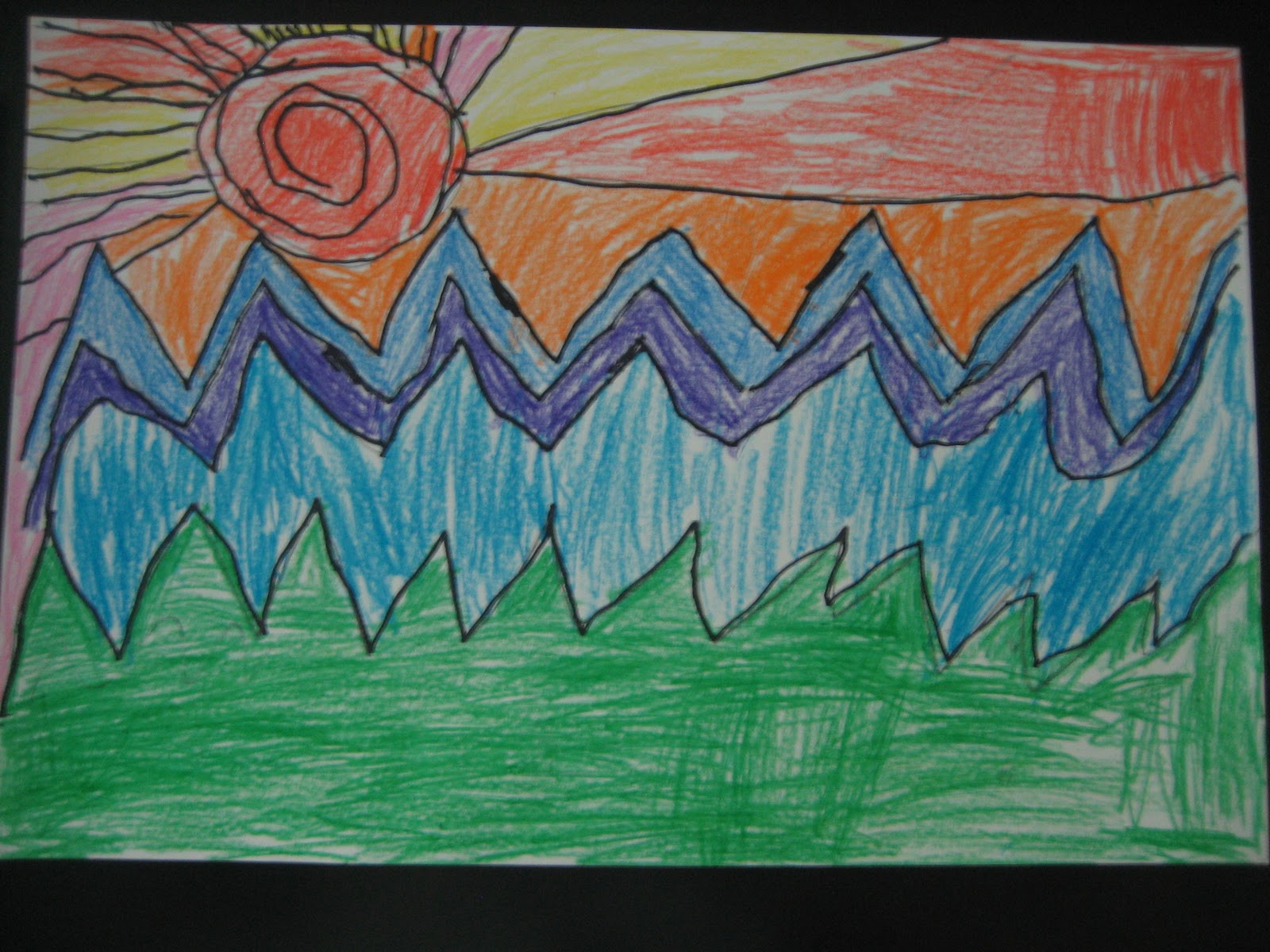 Creations from Young Minds: First Grade: Colorful Landscapes