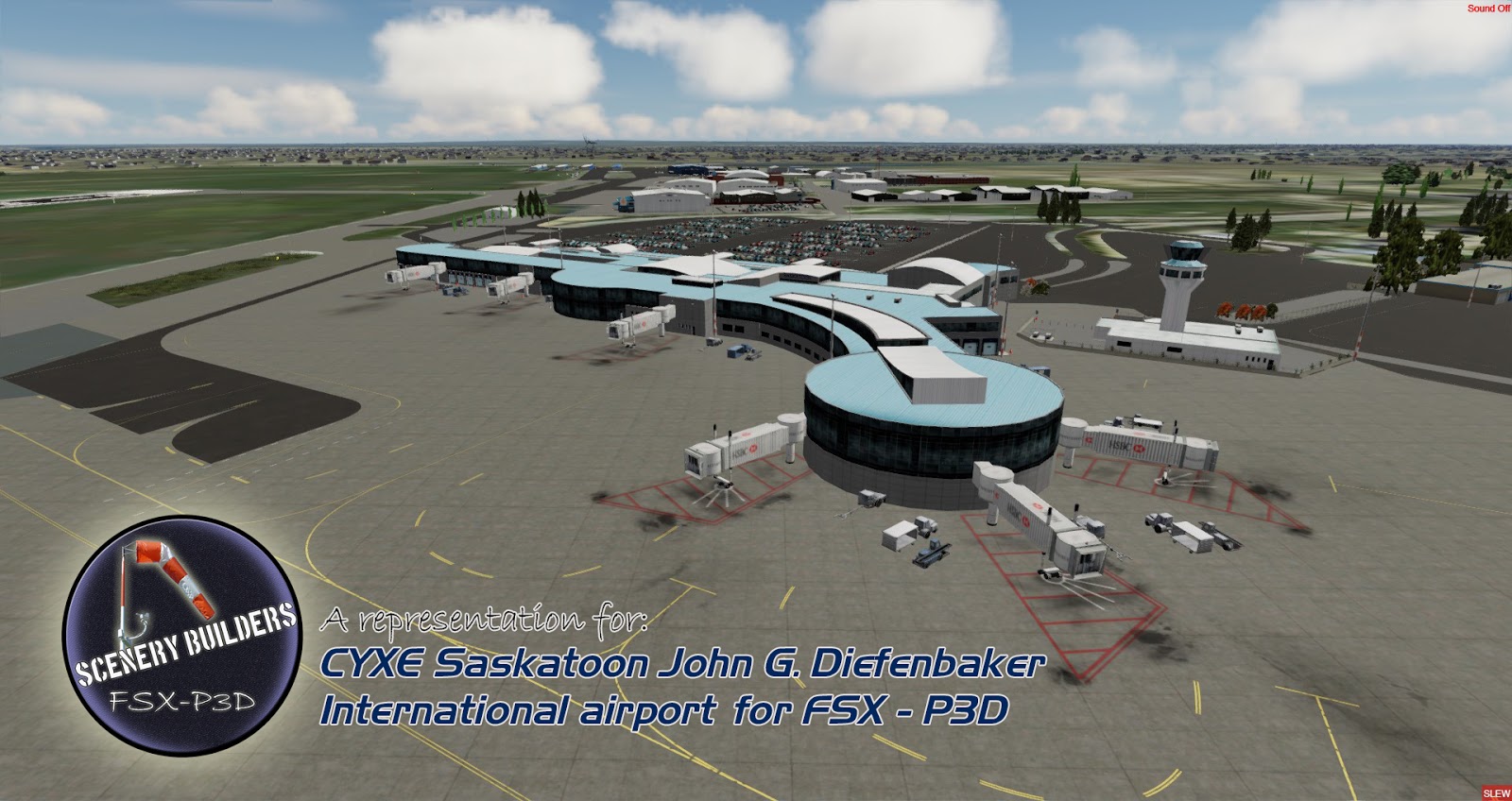 FSX, P3D, MSFS scenerybuilders.: CYXE SASKATOON-JOHN G. DIEFENBAKER ...