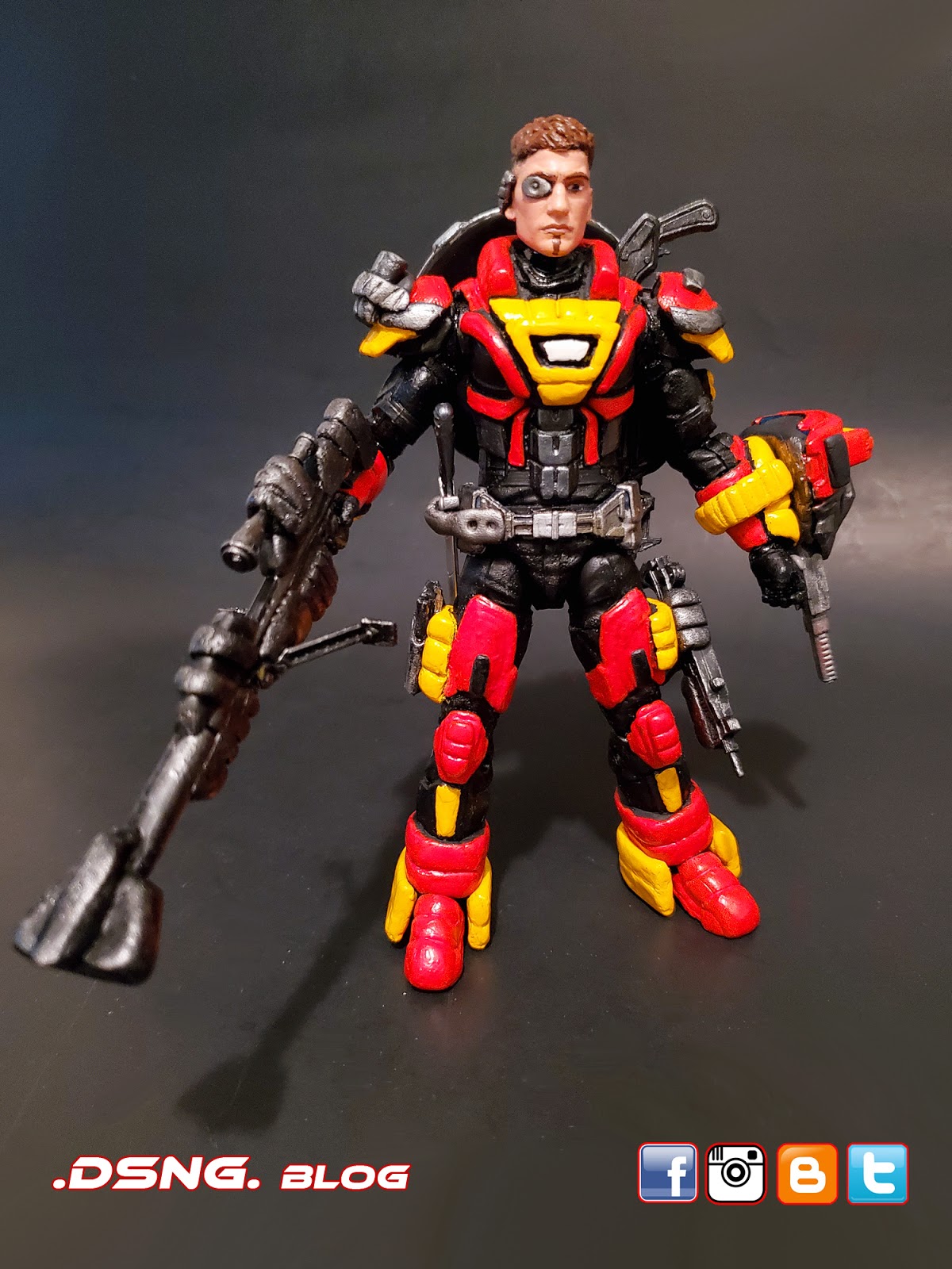 DSNG'S SCI FI MEGAVERSE: COMMANDER REX, FIREHAWK SOLDIER CUSTOM TOY ...