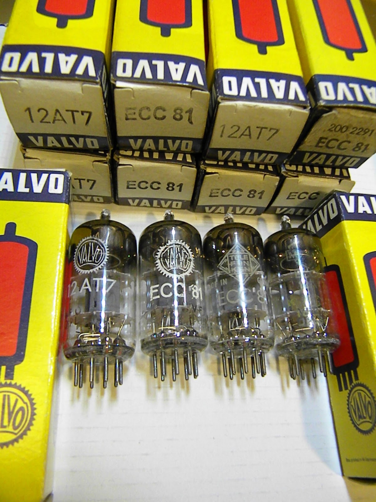 NOS Tube Store: VALVO ECC81 / 12AT7 Hamburg