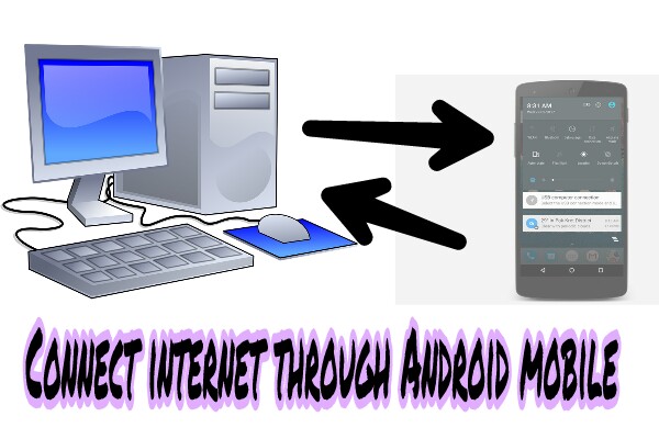 Technical ShAh Ji: ANDROID MOBILE SE COMPUTER ME INTERNET KSE CONNECT KRE