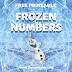 Free printable - Frozen numbers - oh partyland