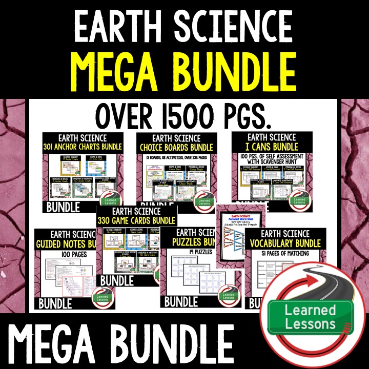 EARTH SCIENCE MEGA BUNDLE, Earth Science Curriculum, Anchor Charts ...