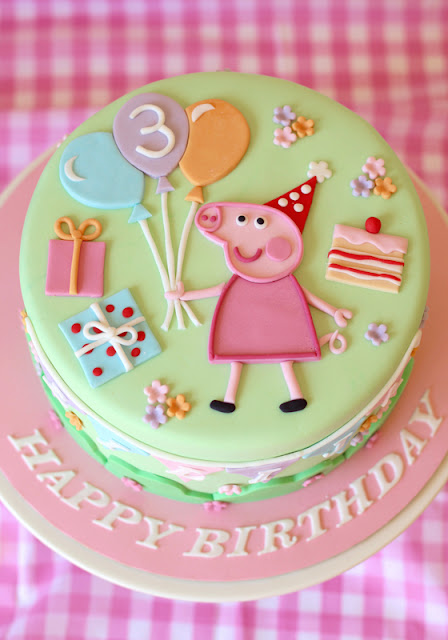 butter hearts sugar: Pastel Peppa Pig Cake butter hearts sugar: Pastel Peppa Pig Cake