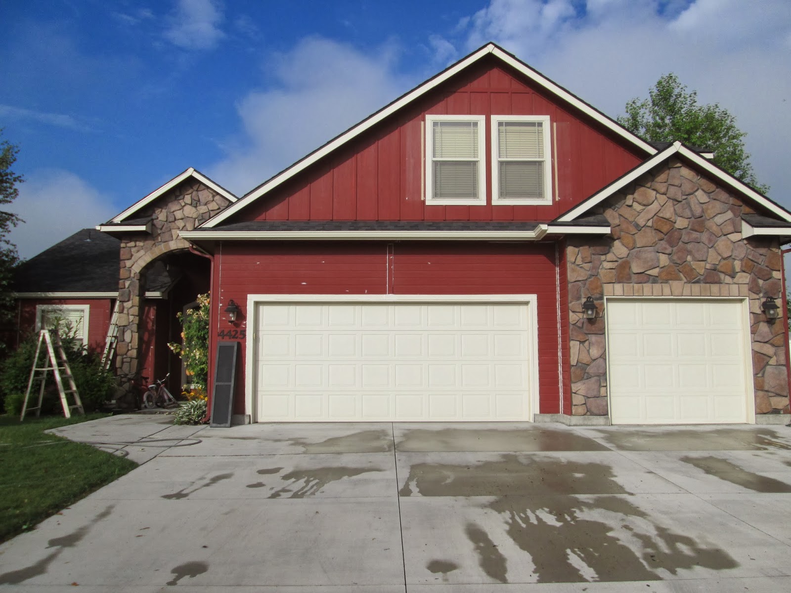Tona Painting Job Pictures: Gorgeous red home shines with a new paint job