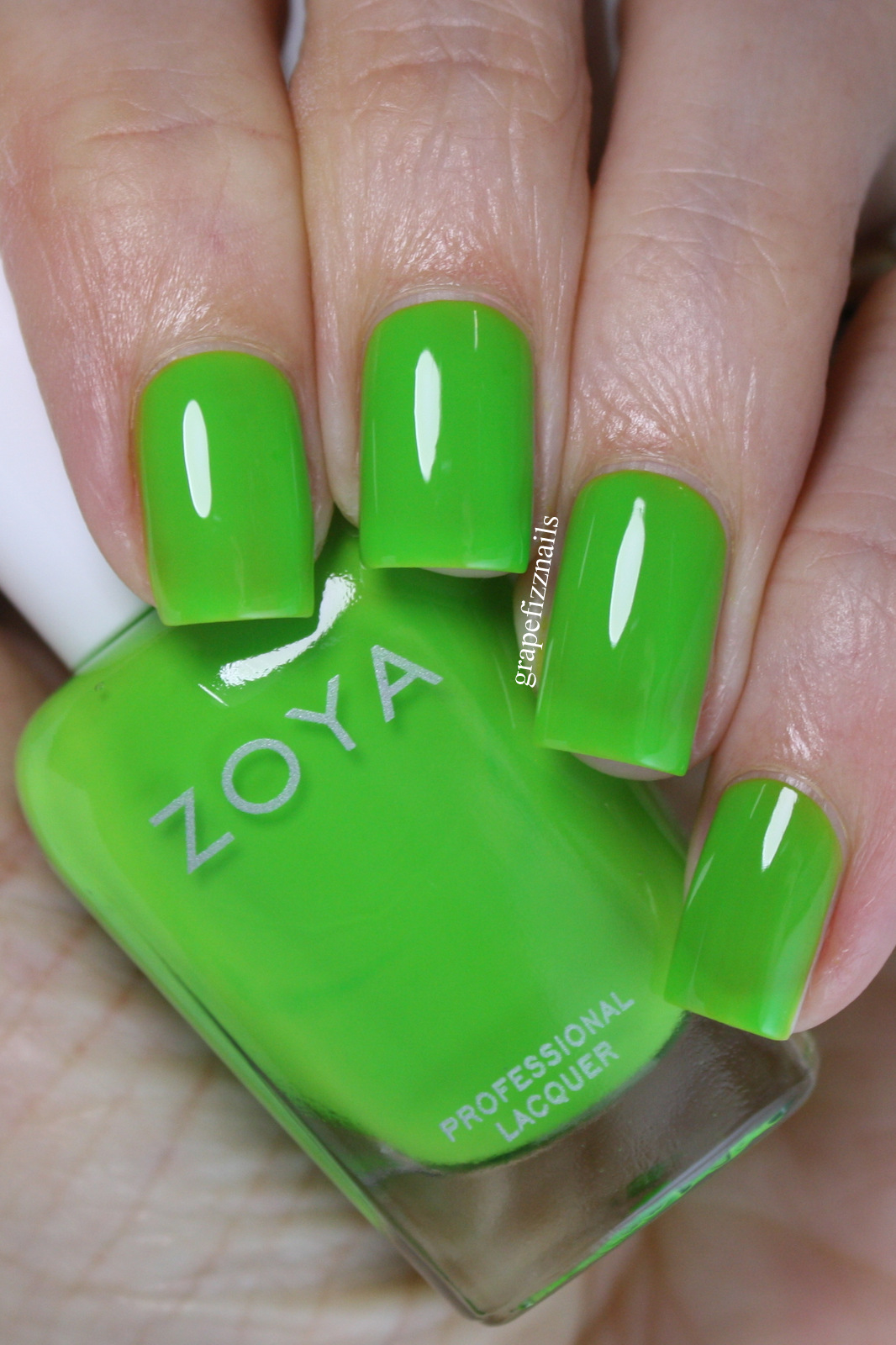 Grape Fizz Nails: Zoya Easy Neon Collection 2021