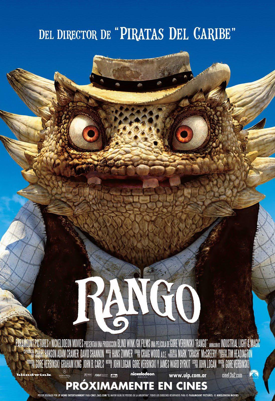 The Geeky Nerfherder: Movie Poster Art: Rango (2011)