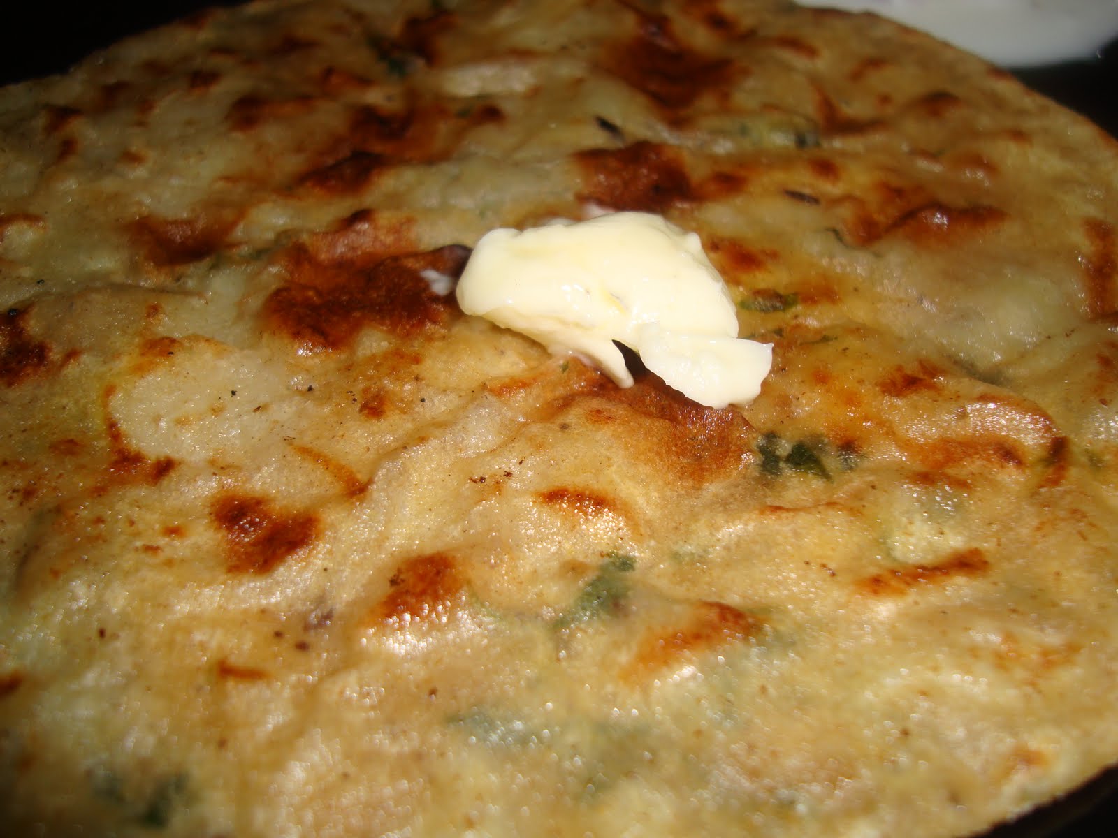 My experiments with cooking: Aloo Parata