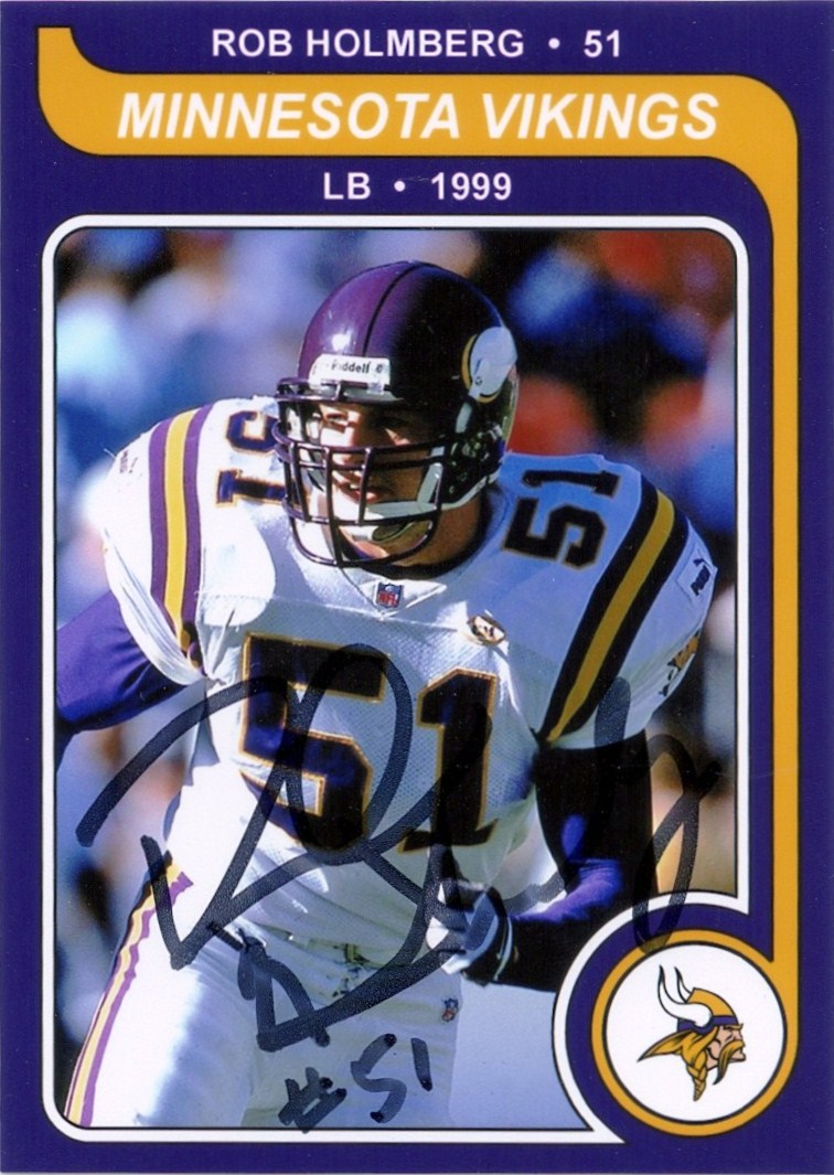 Minnesota Sports Autograph Project: ROB HOLMBERG