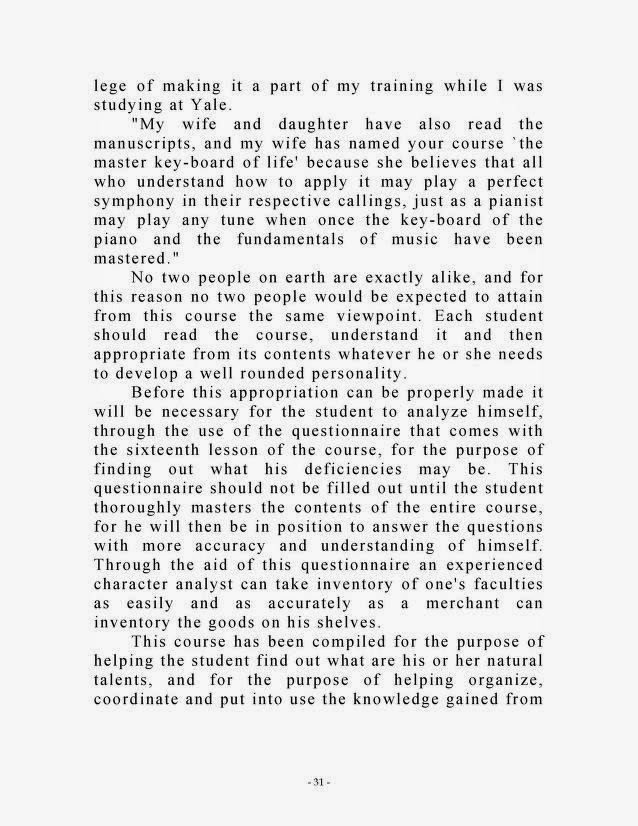 MUST DO IT YOURSELF: Lesson 2 A Definite Chief Aim (The Law of Success)