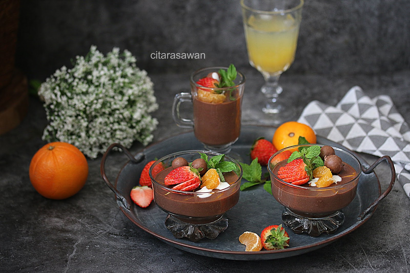 Puding Coklat Oren ~ Resepi Terbaik