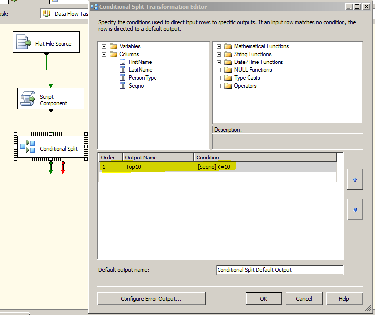 Welcome To TechBrothersIT: SSIS - Read Top X Rows From Flat File ...
