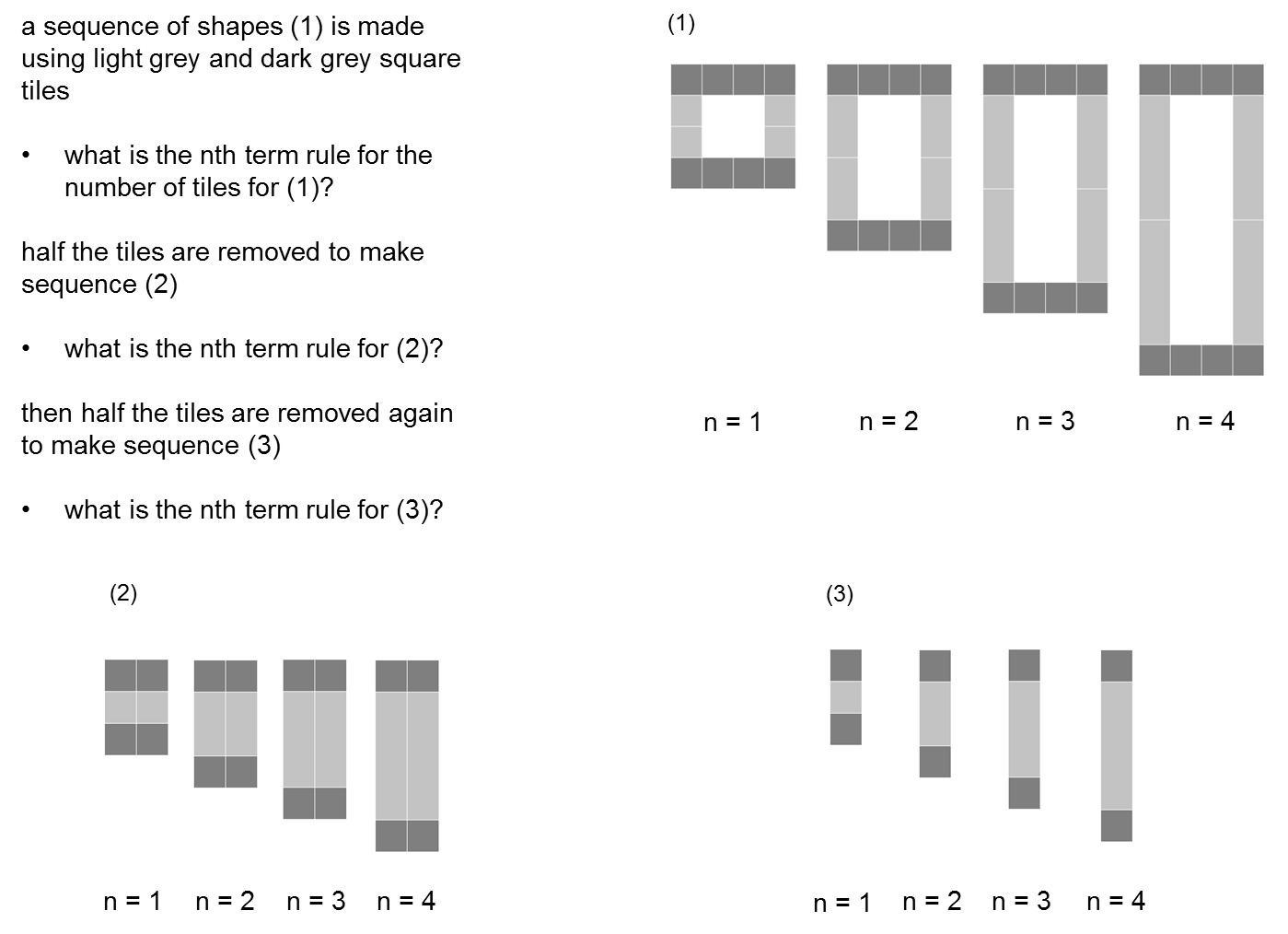 MEDIAN Don Steward mathematics teaching: nth term halving MEDIAN Don Steward mathematics teaching: nth term halving