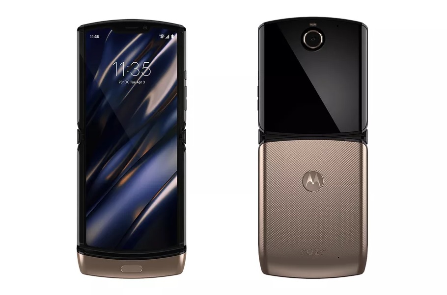 Le Motorola Razr Flip se dévoile en OR ! - Costakies