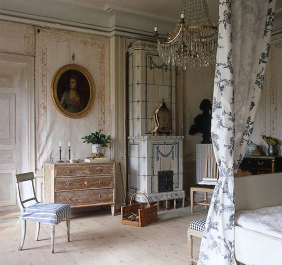 Eye For Design: Decorating With Eighteenth Century Swedish Tile Stoves ...