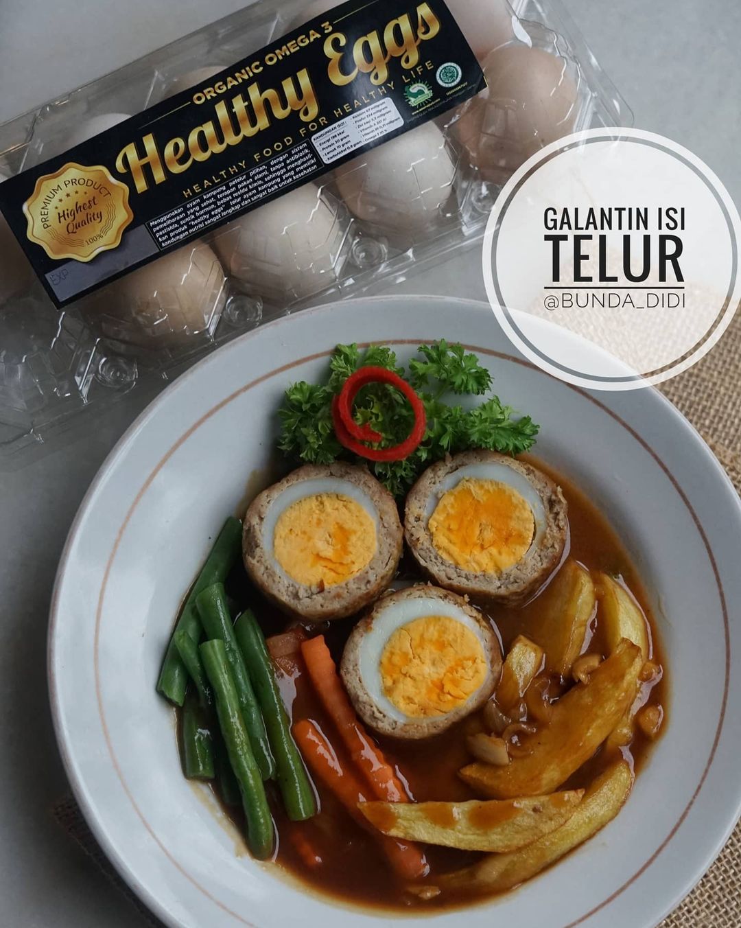 Galantin Isi Telur | RESEP MASAKAN