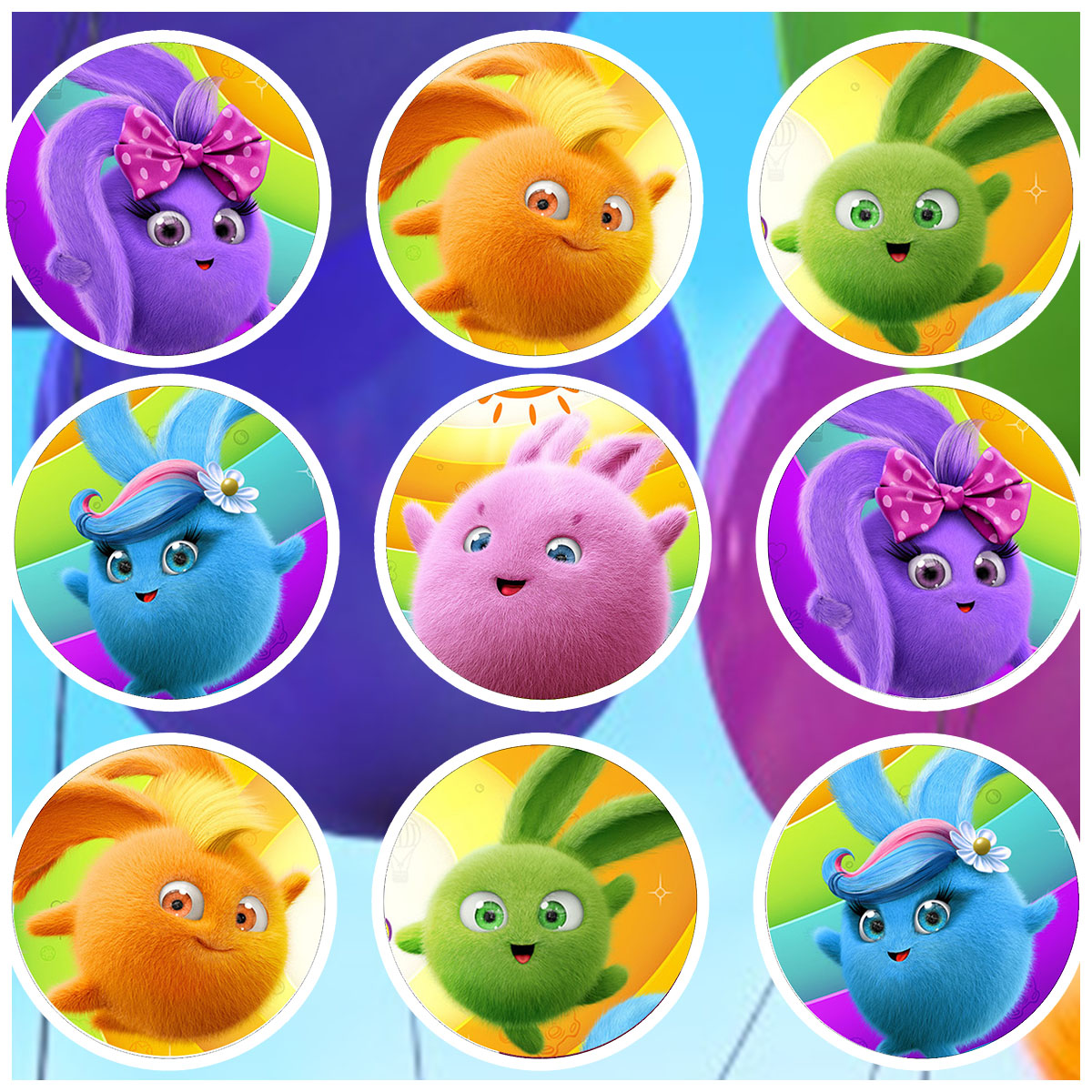 Daisy Celebrates: Sunny Bunnies Birthday Party Printable Files