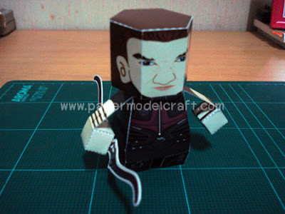 papermodel2u by Petchpaper: Free Paper Model :: The Avengers :: Hawkeye