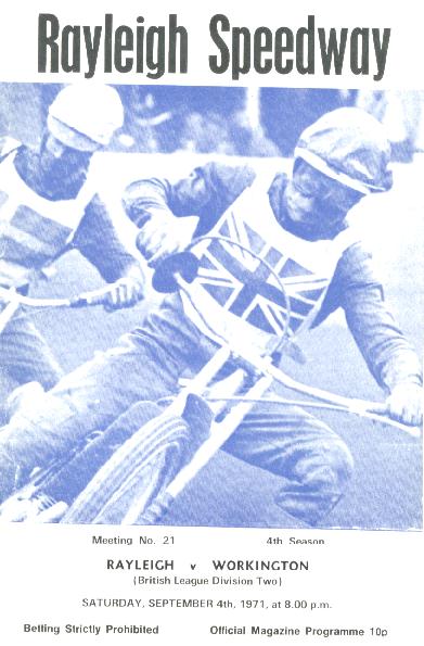 Speedway Archive: 1971 Timeline September