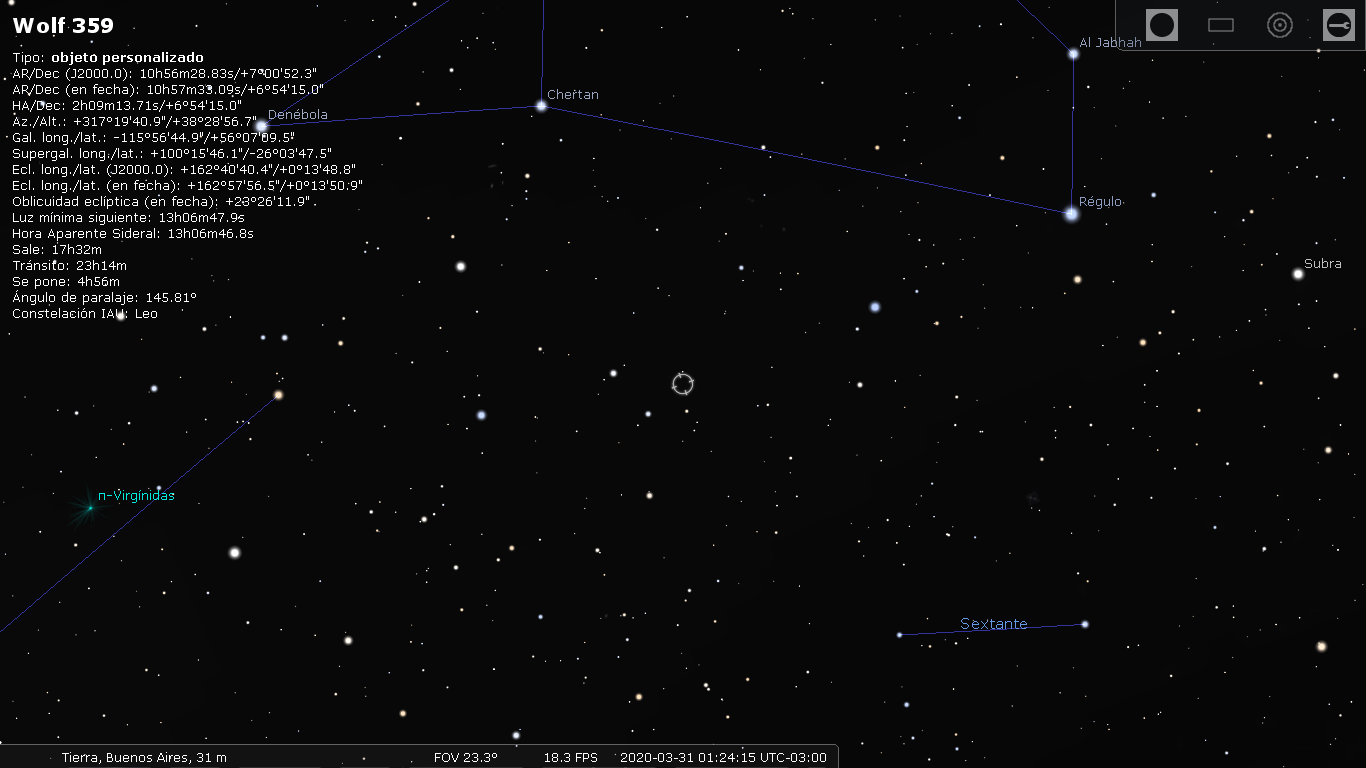 Infobservador: Proxima and Wolf 359 star charts - New Horizons Parallax ...