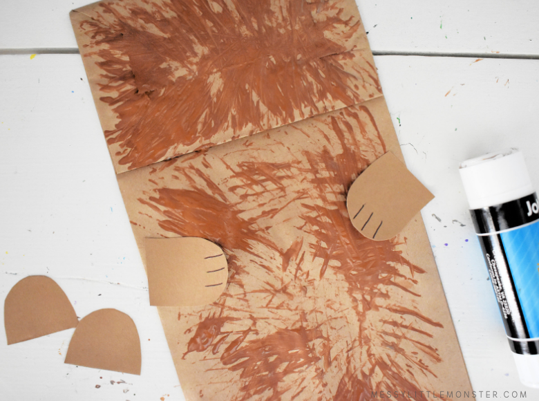 Paper Bag Bear Craft - How to Make Bear Paper Bag Puppets - Messy ...