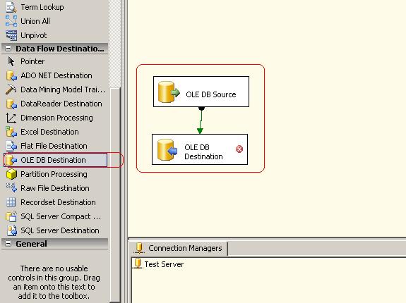 SSIS: OLEDB SOURCE TO OLEDB DESTINATION