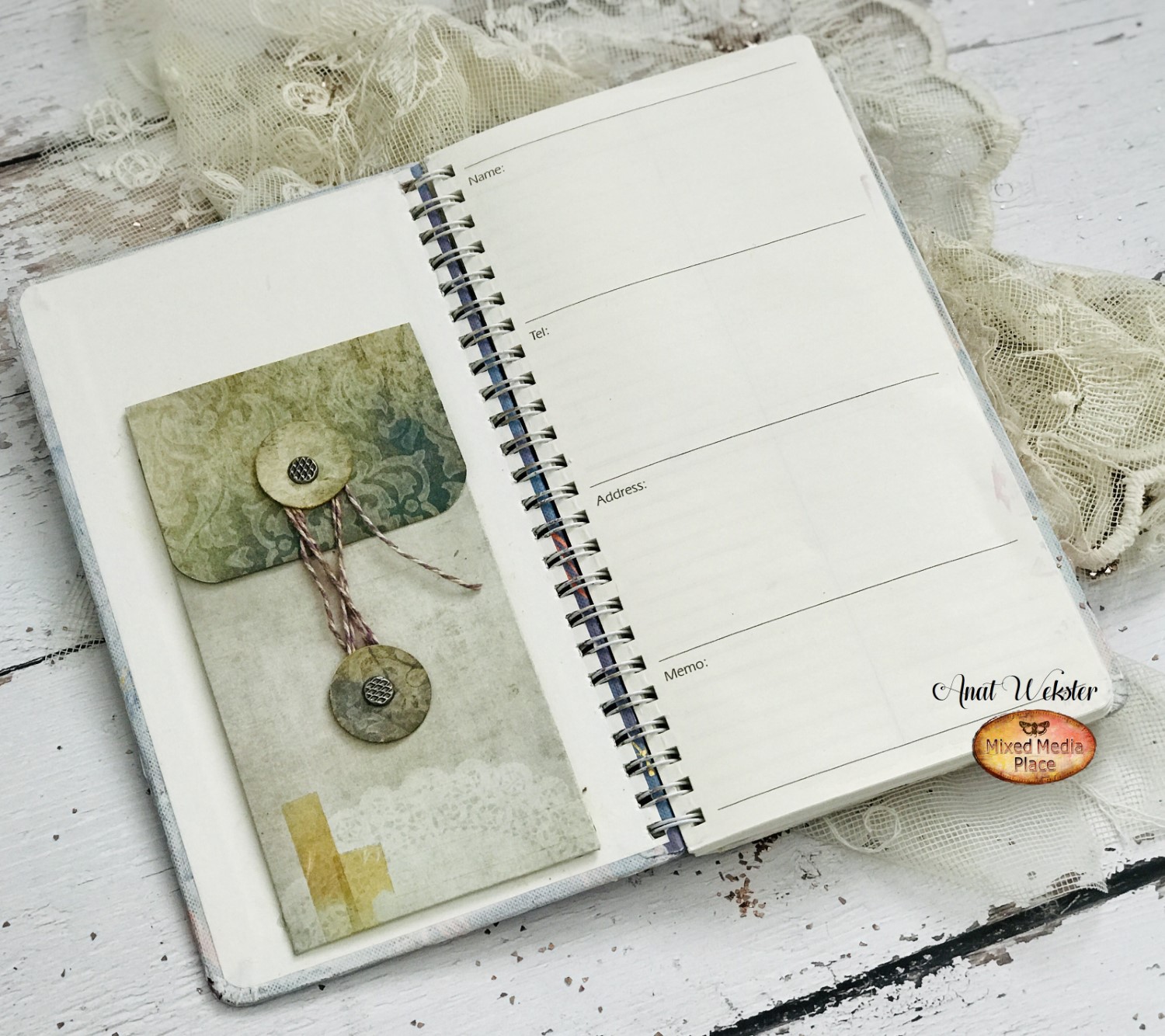 Mixed Media Place: Mixed Media diary by Anat Weksler