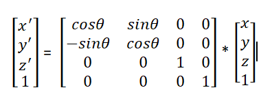 Write Down The Equation And Transformation Matrix For 3D Rotation About ...