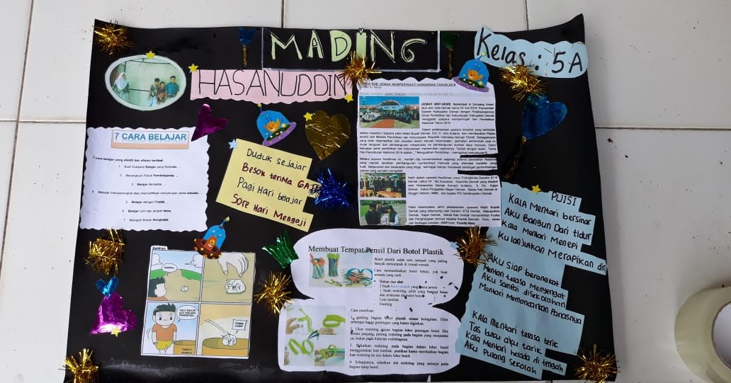 Mading Karya Kelompok Hasanuddin